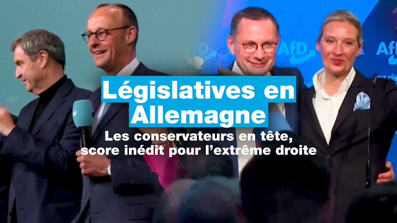 Législatives en Allemagne : les conservateurs en tête, score inédit pour l'extrême droite ...